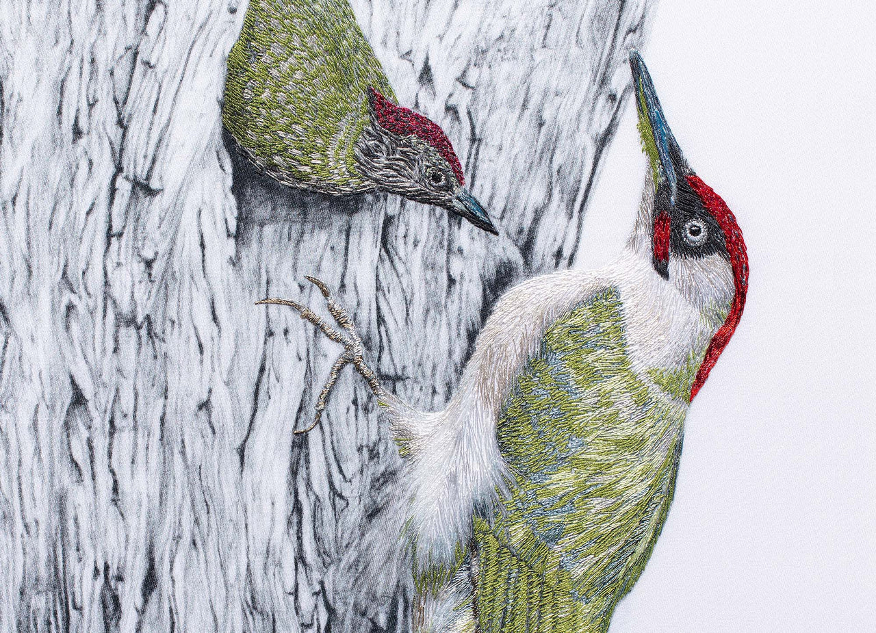 Wallpaper, Fabric & Hand Embroidered Art by Susannah Weiland