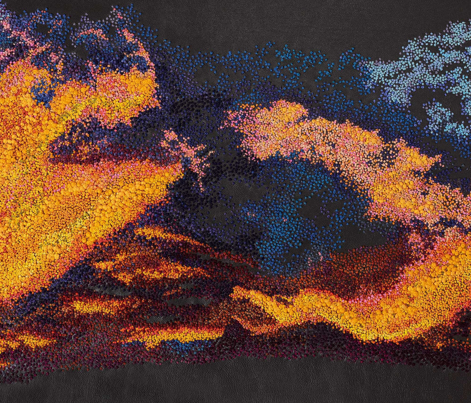 Wallpaper, Fabric & Hand Embroidered Art by Susannah Weiland