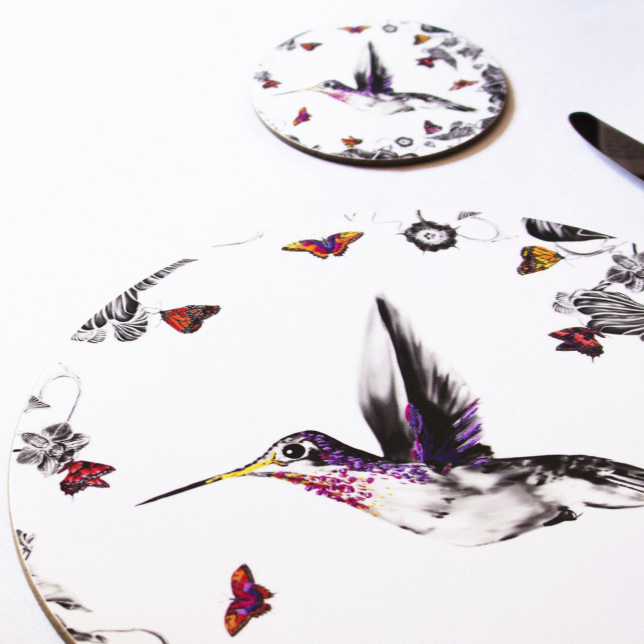 Wallpaper, Fabric & Hand Embroidered Art by Susannah Weiland
